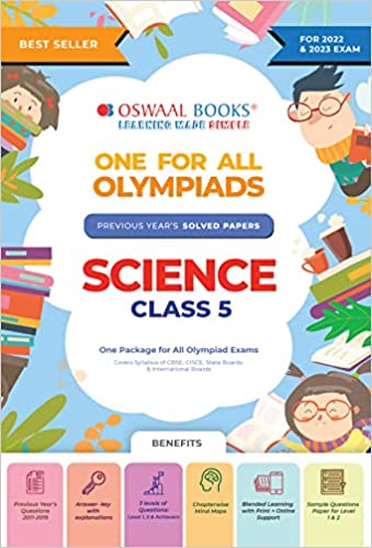Oswaal : One for All Olympiad Previous Years’ Solved Papers, Class-5 ...